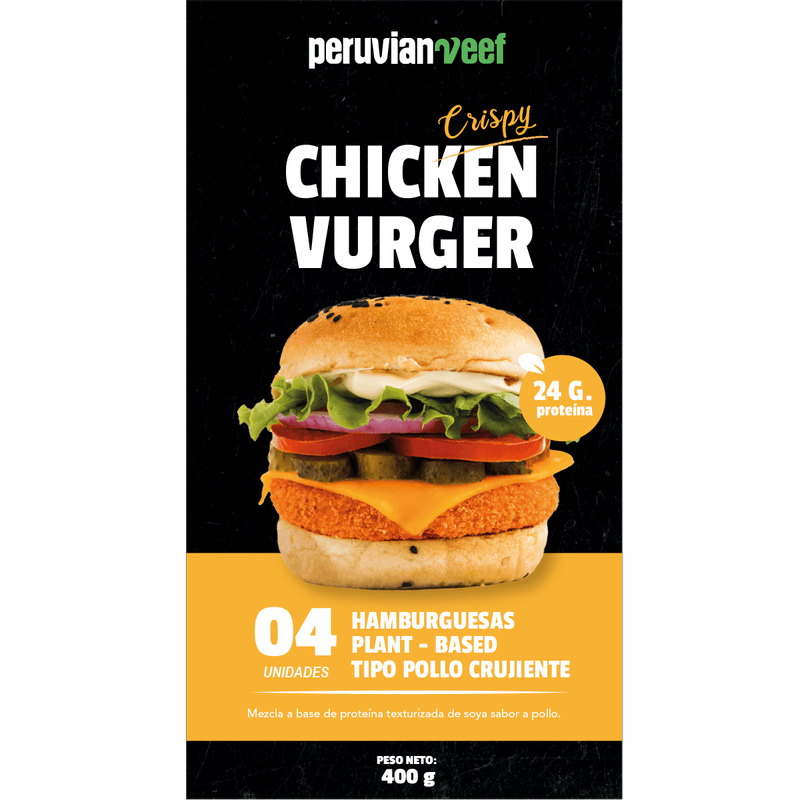 CHICKEN BURGER PERUVIAN VEEF