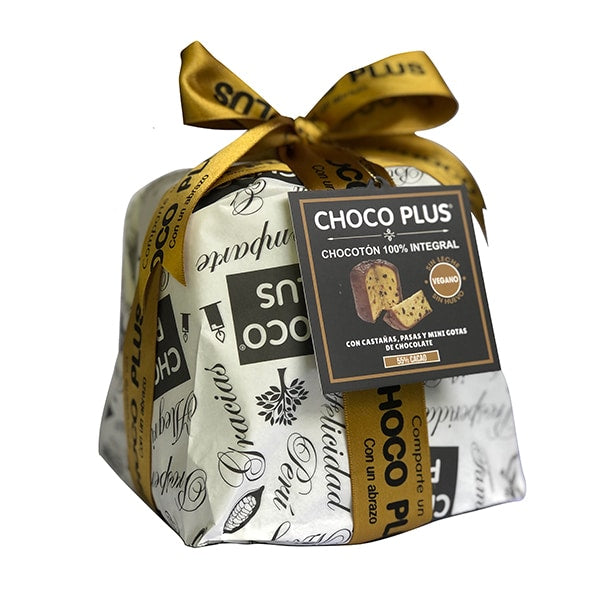 PANETÓN CHOCOTÓN 100% INTEGRAL VEGANO 500 G CHOCO PLUS