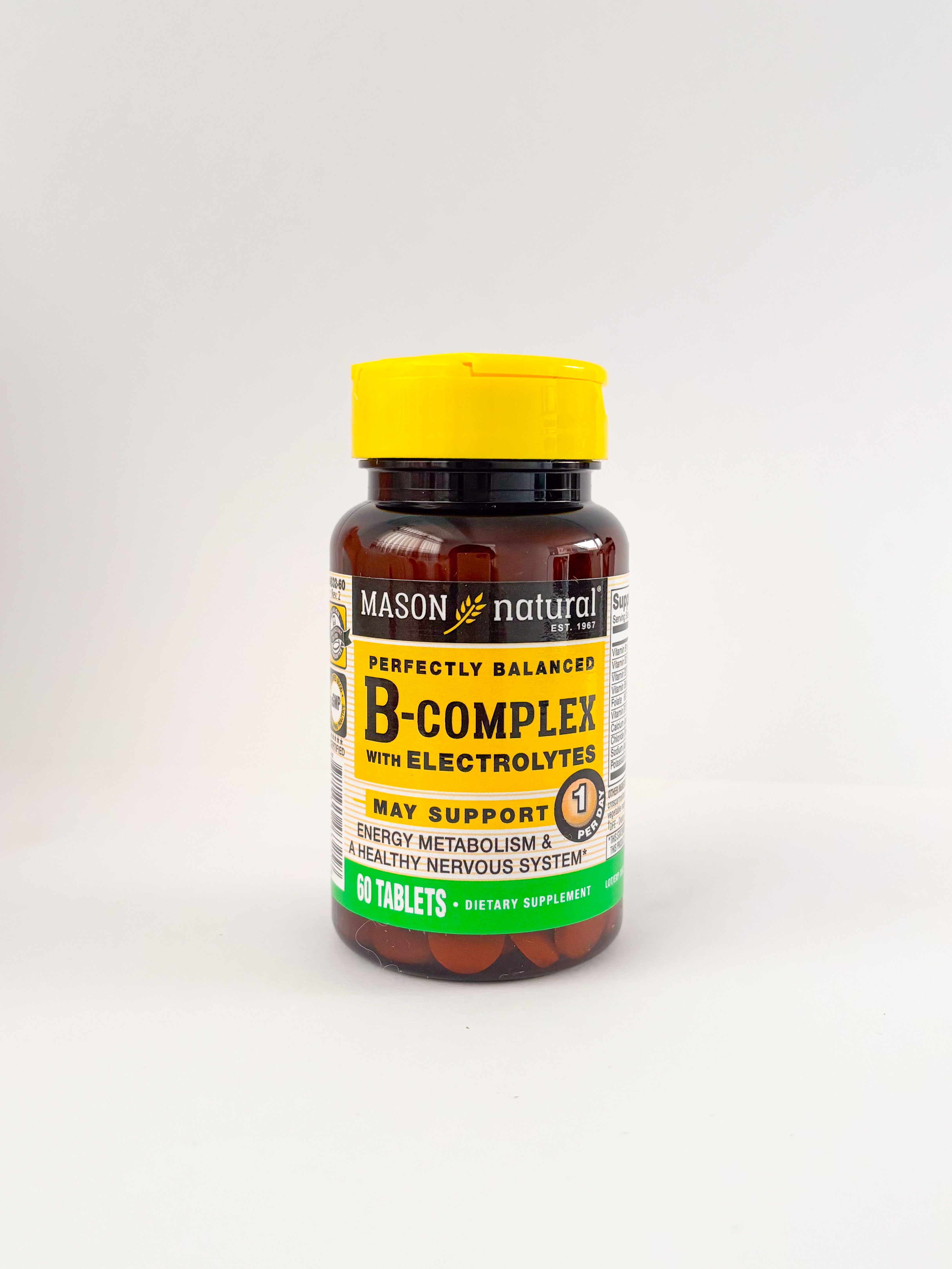 B-COMPLEX WITH ELECTROLYTES MASON NATURAL