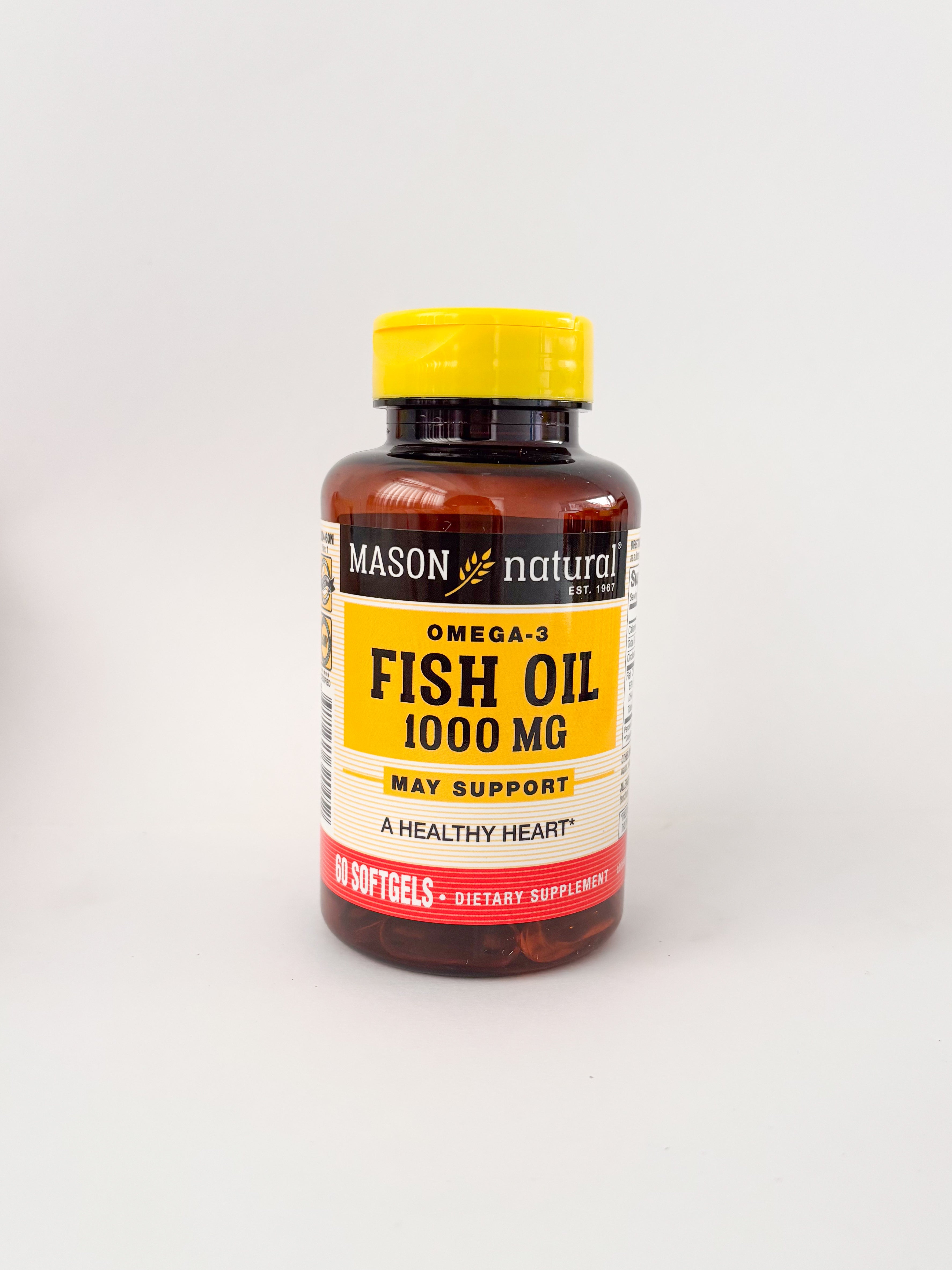 OMEGA 3 FISH OIL 1000 MG MASON NATURAL