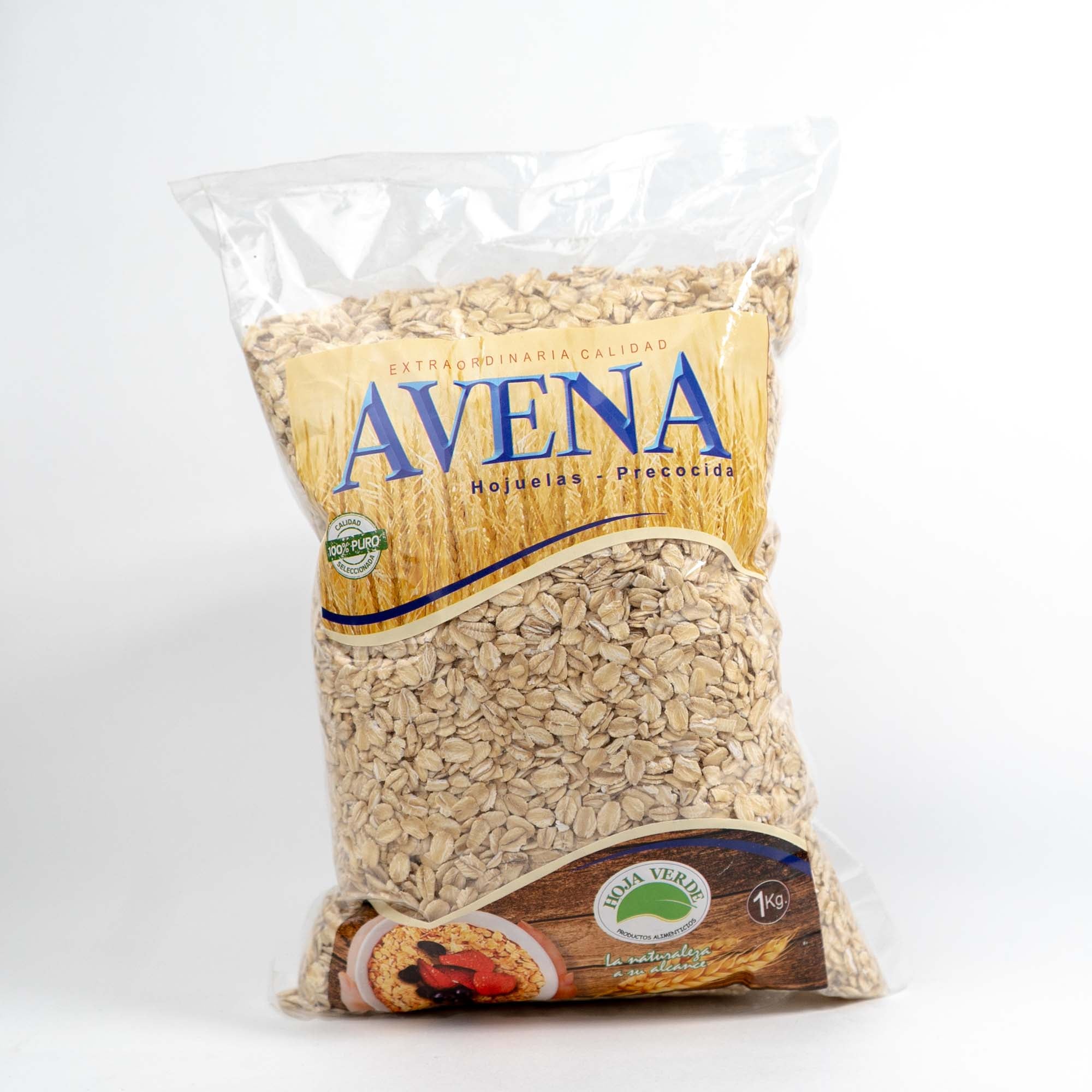 AVENA EN HOJUELAS PRECOCIDA HOJA VERDE